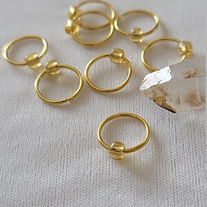 8pcs Gold Hair Rings, Dread Rings Loc Jewelry, Braid Rings, Loc Jewelry ...