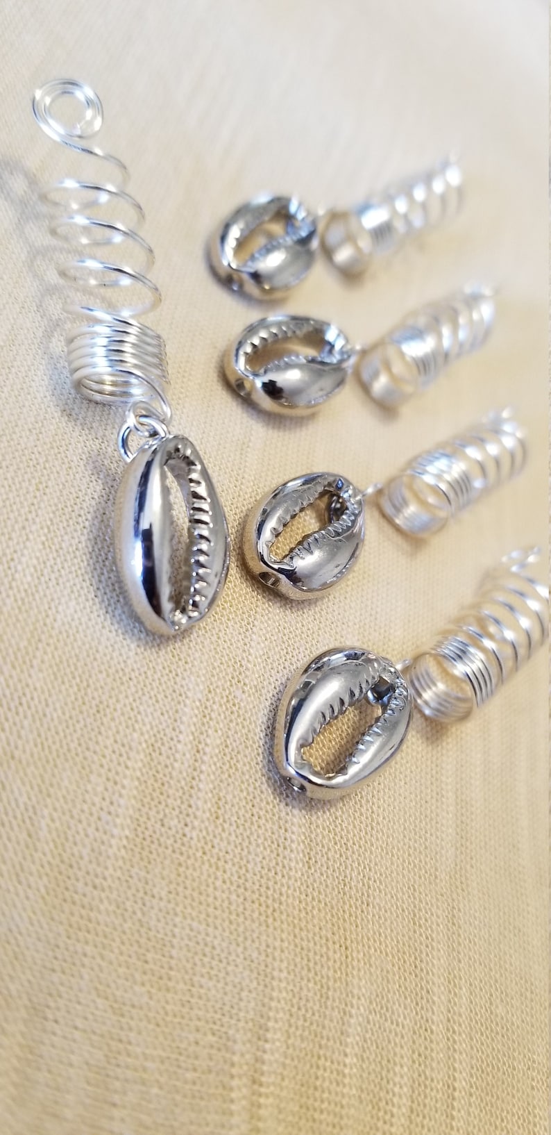 CLEARANCE Cowrie Shell Loc Jewelry, Dreadlock Hair Accessories, Beads ...