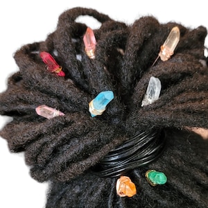 Quartz Crystal Hair Pins, Bun Pin, Hairpiece, Quartz Pins, Bridesmaid Hair Pins, Loc Jewelry ...