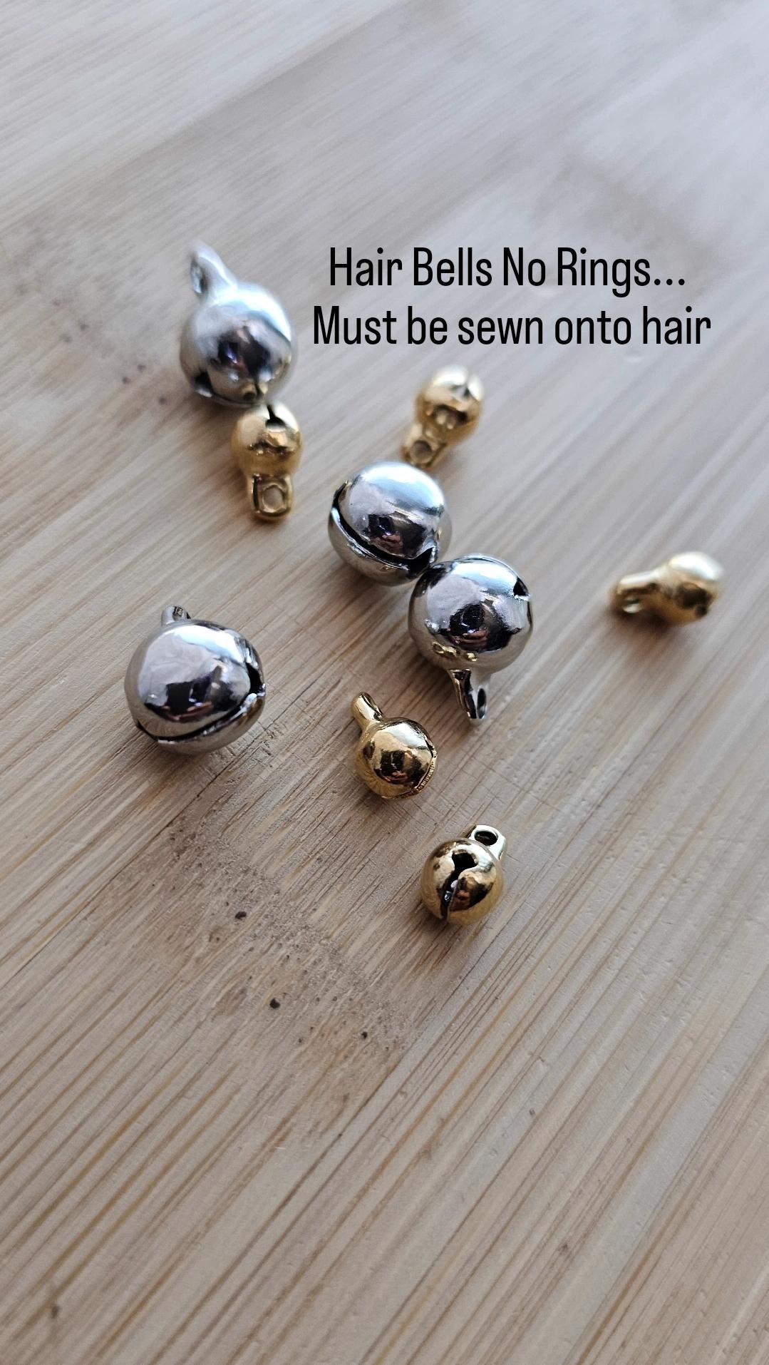 Set of 10 Loc Sprinkle Bells, Braid Jewelry Dreadlock Accessories ...