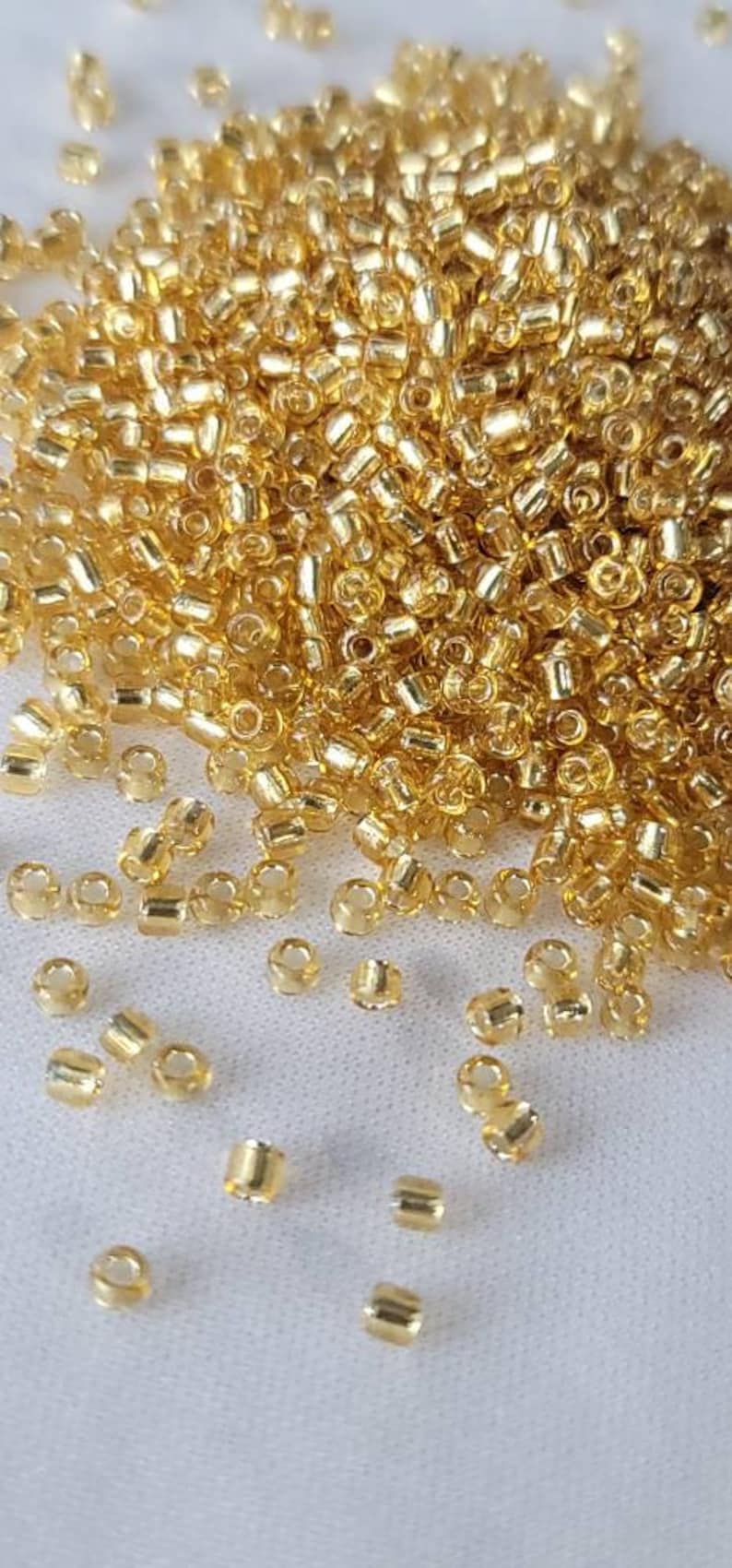 Small Silver Lined 3mm Loc Sprinkle Beads, Dreadlock Accessories, Dread ...