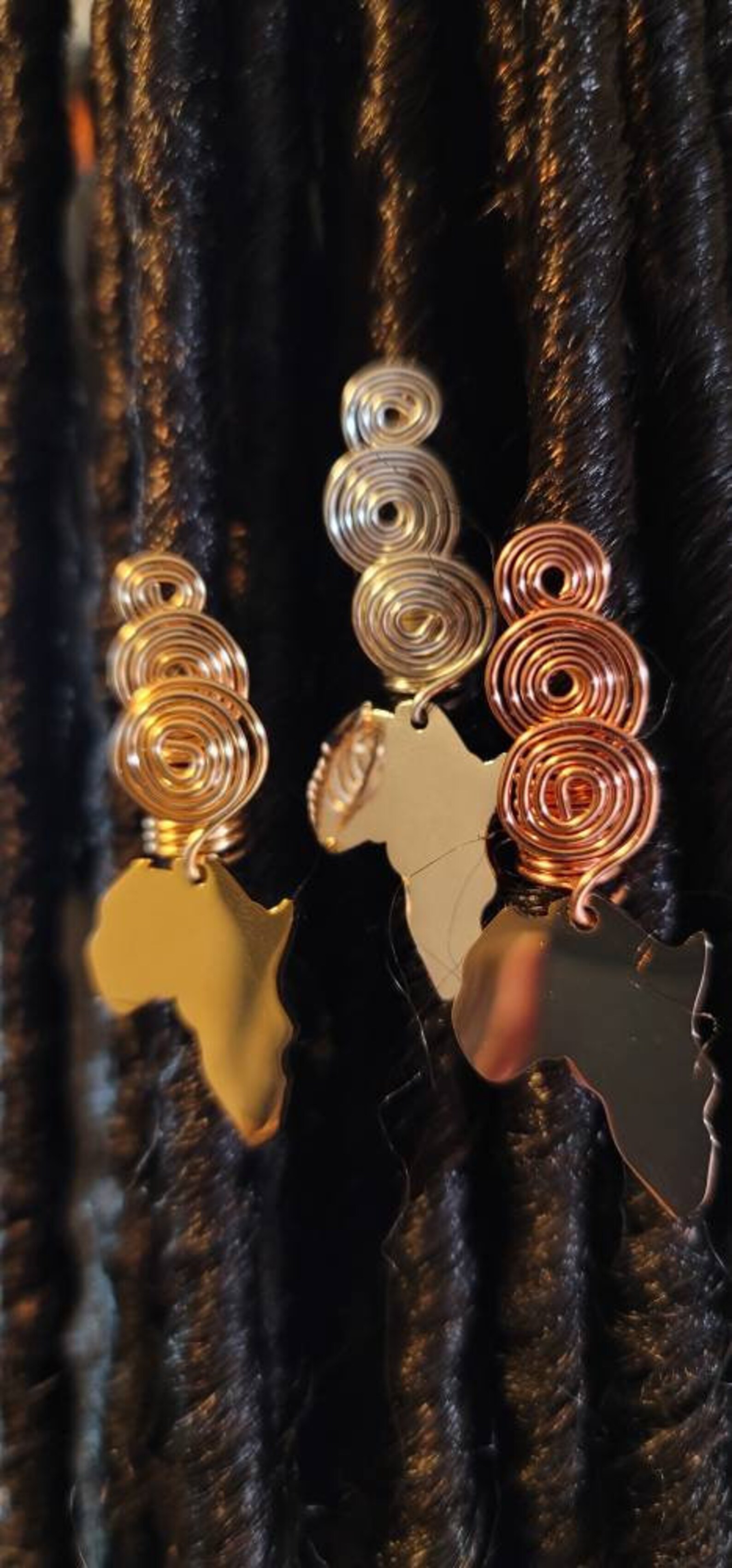 Africa Loc Jewelry. Dreadlock Hair Accessories Beads for | Etsy