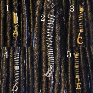 Letter Loc Jewelry, Initial Dreadlock Hair Accessories, Alphabet Beads ...