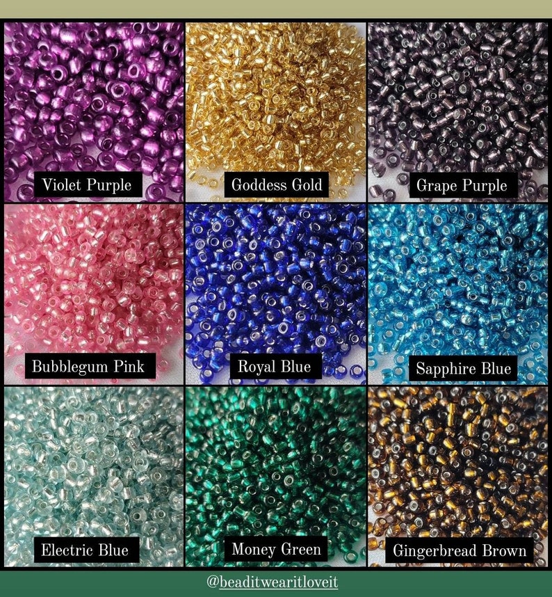 Small Silver Lined 3mm Loc Sprinkle Beads, Dreadlock Accessories, Dread ...