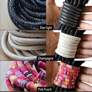 No Wire Dreadlock Loc Ties, Long Cotton Hair Tie, Thick Hair Holder ...