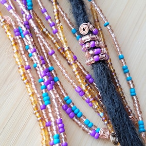 Beaded Loc Sticks, DIY Loc Beads and Braid Jewelry for Dreadlock ...
