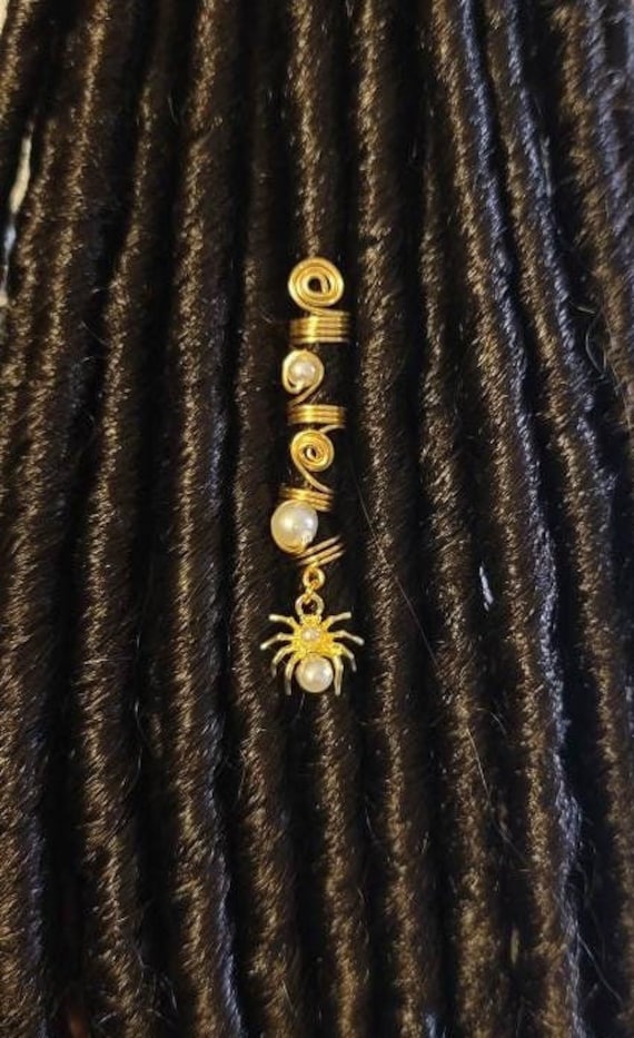 Spider Loc Jewelry Dreadlock Hair Accessories Metal Beads | Etsy
