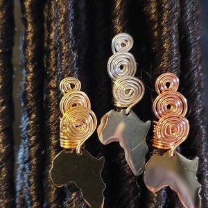 Africa Loc Jewelry. Dreadlock Hair Accessories, Beads for Braids ...