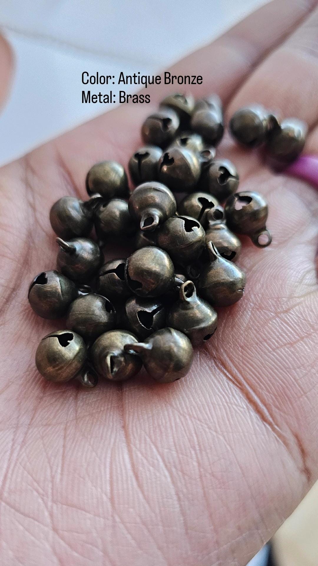 Set of 10 Loc Sprinkle Bells, Braid Jewelry Dreadlock Accessories ...