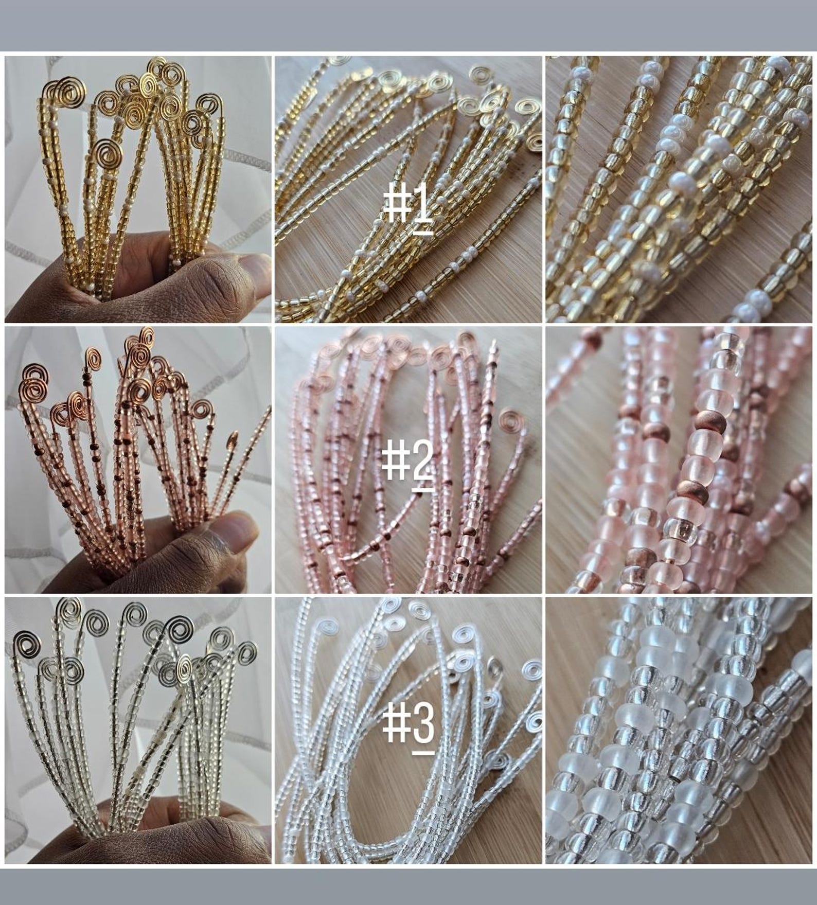 Beaded Loc Sticks, DIY Loc Beads and Braid Jewelry for Dreadlock ...