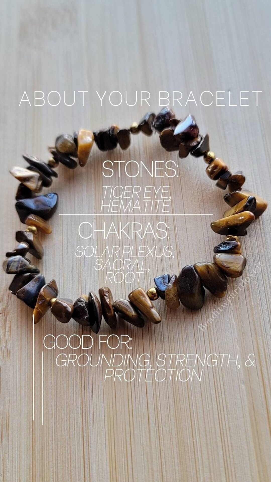 Tiger Eye and Hematite Sacral Chakra Balancing Bracelet - Etsy