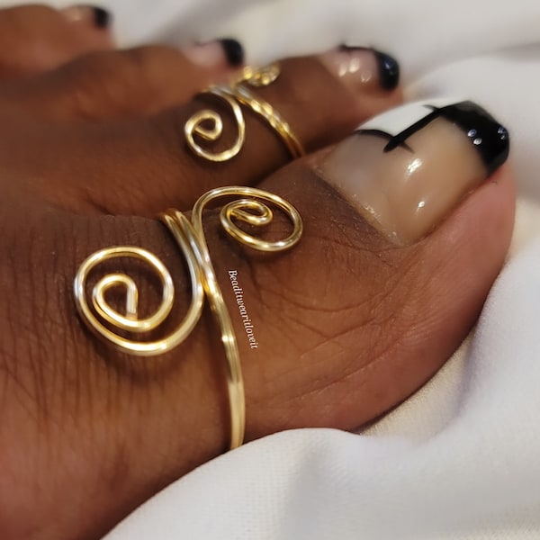 Adjustable Toe Ring - Etsy