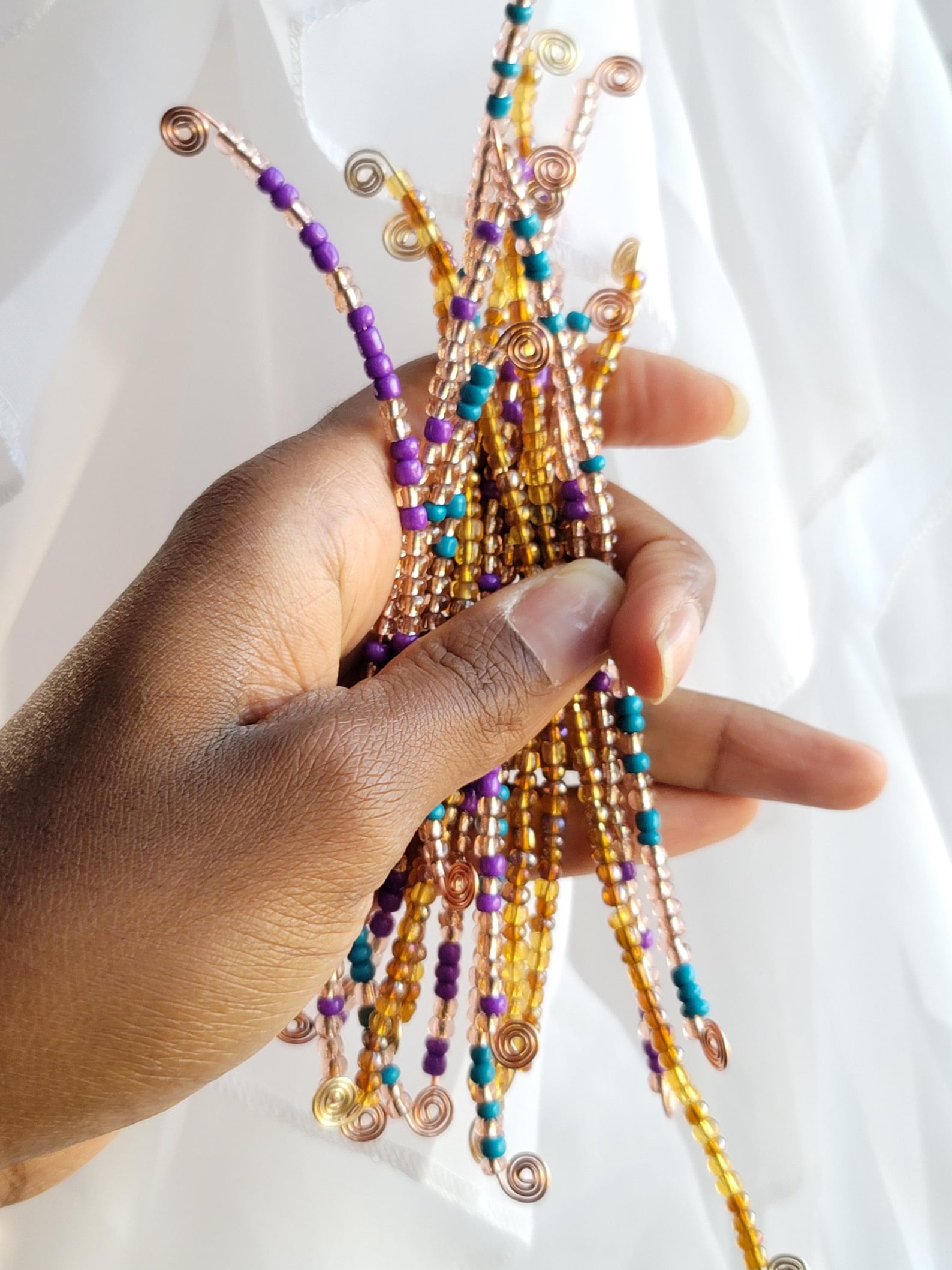 Beaded Loc Sticks, DIY Loc Beads and Braid Jewelry for Dreadlock ...