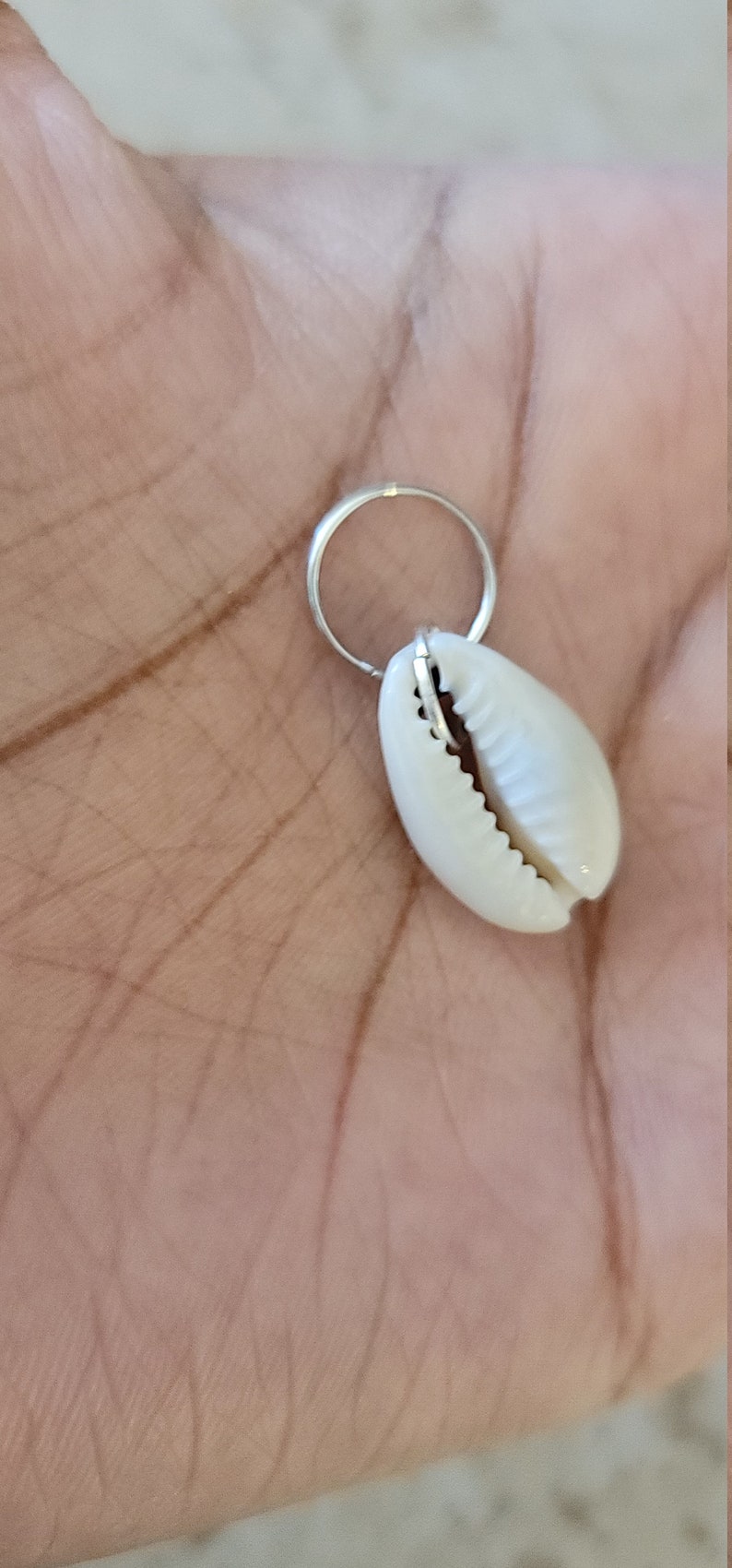 6pcs Silver Cowrie Shell Hair Rings Dread Rings Loc Jewelry | Etsy