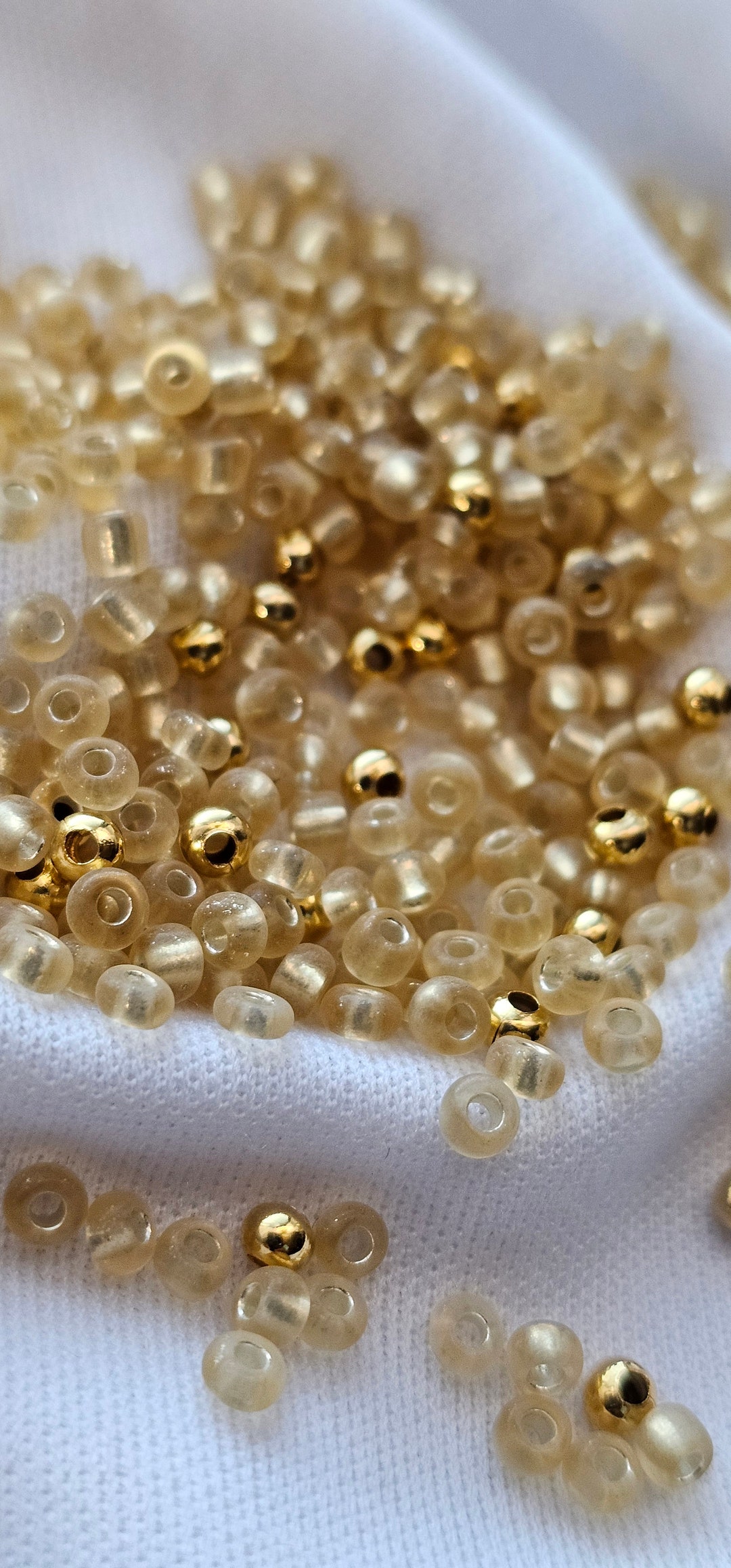 Small 24kt Gold Plated Loc Sprinkle Beads Mix, Braid Jewelry Dreadlock ...