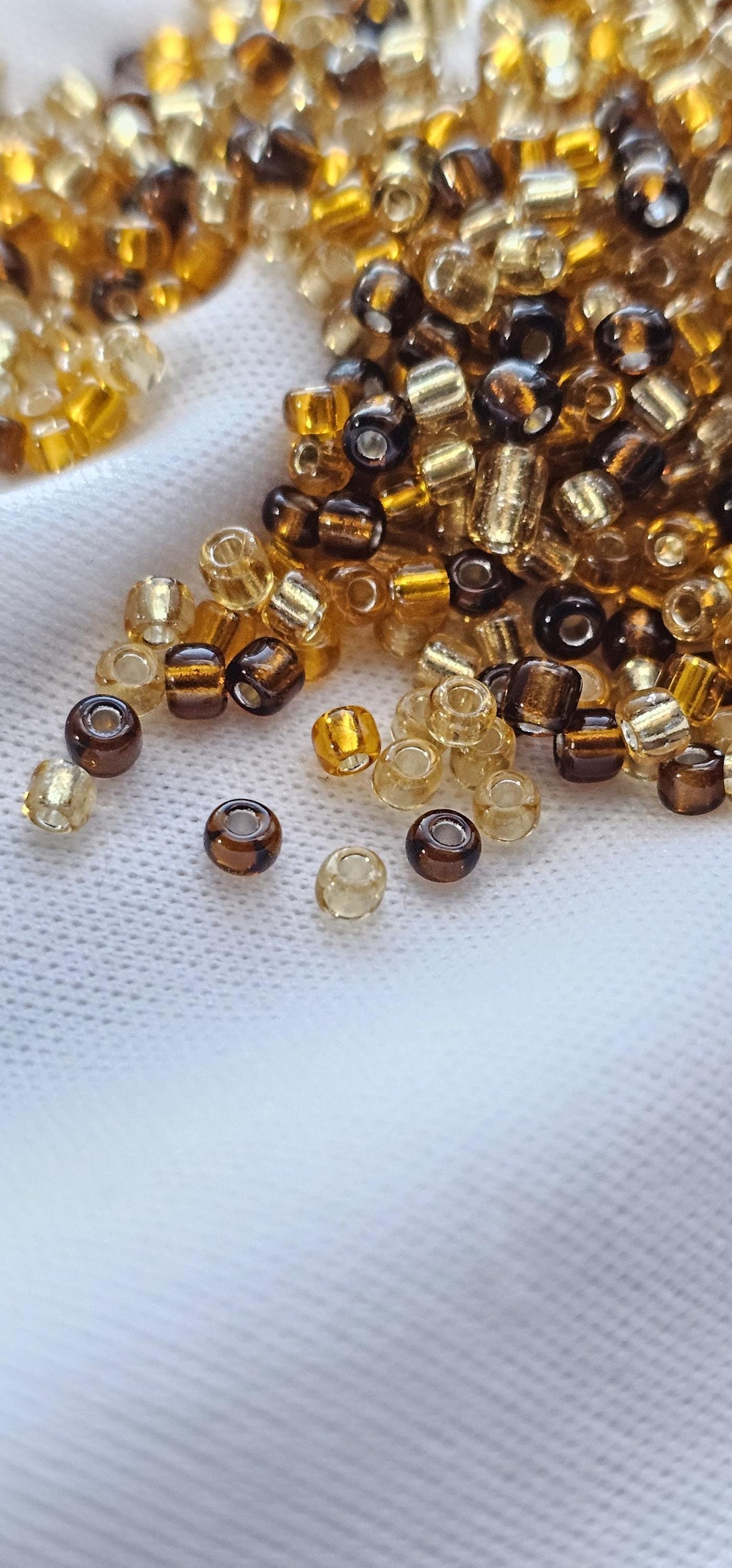 Small Earth Tones 3mm Loc Sprinkle Beads Mix, Dreadlock Accessories ...