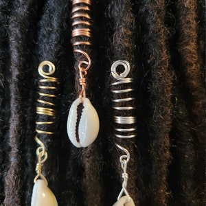 Cowrie Shell Loc Jewelry Dreadlock Hair Accessories Beads - Etsy