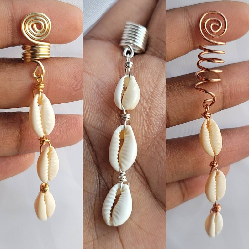 Cowrie Shell Loc Jewelry Dreadlock Hair Accessories Beads - Etsy