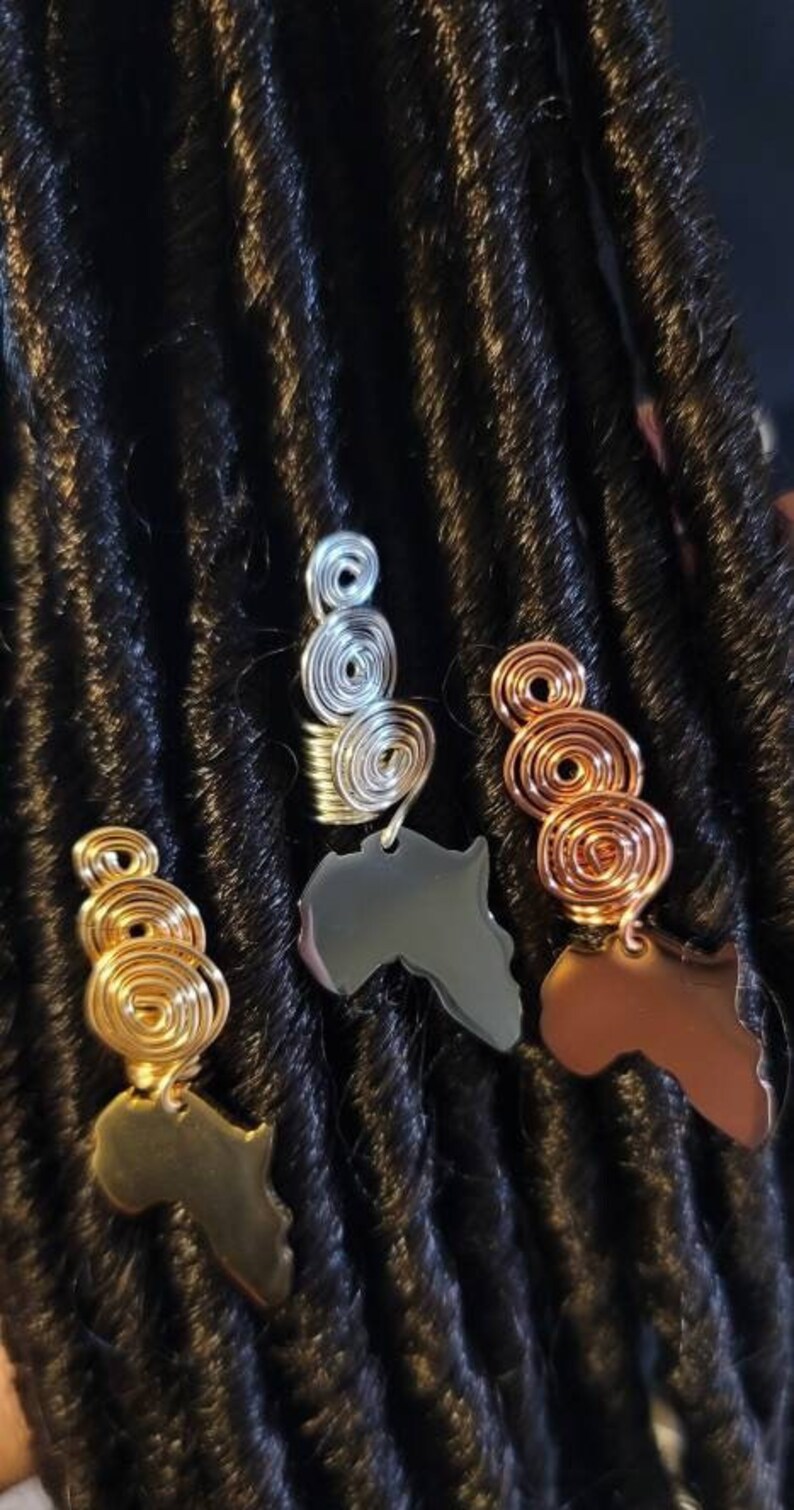 Africa Loc Jewelry. Dreadlock Hair Accessories Beads for | Etsy