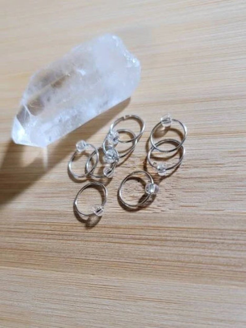 8pcs Gold Hair Rings Dread Rings Loc Jewelry Braid Rings - Etsy