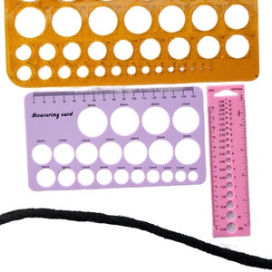 Loc Measuring Tool, Sisterlocks Microlocs Wicks Sizing Tool, Dreadlock ...