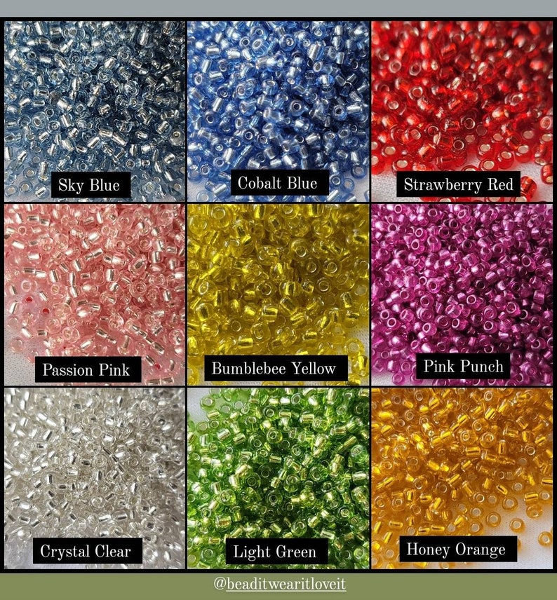 Small Silver Lined 3mm Loc Sprinkle Beads, Dreadlock Accessories, Dread ...