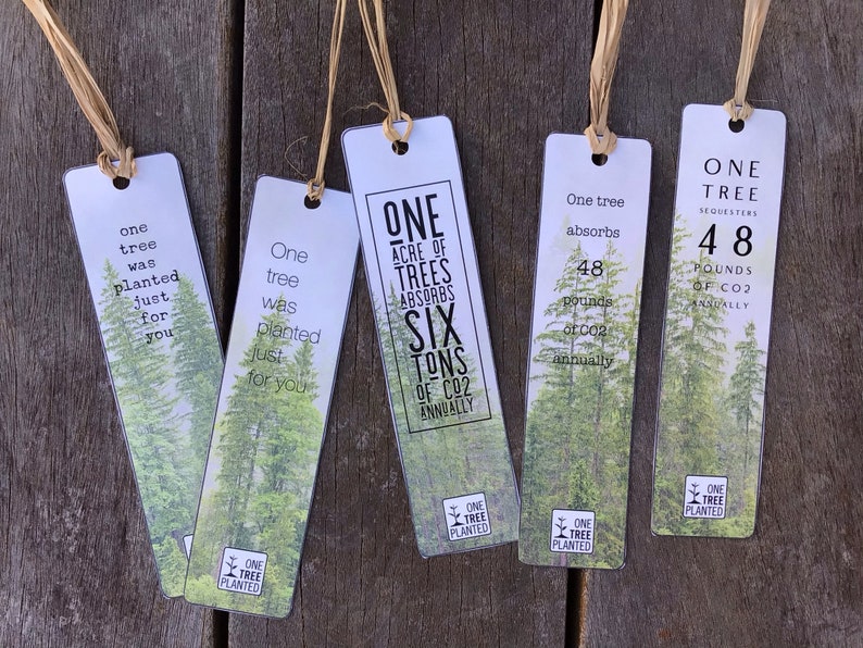 Printable Tree Bookmarks | Plant a Tree | Gift That Gives Back | Gifts ...