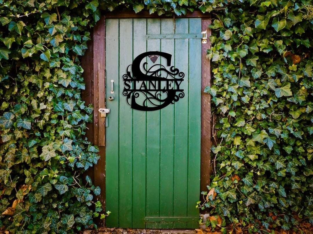 Custom Metal Monogram, Last Name Sign, Family Name Sign, Closing Gift ...