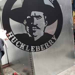 Doc Holliday Quote, I'll Be Your Huckleberry Metal Sign, Tombstone ...