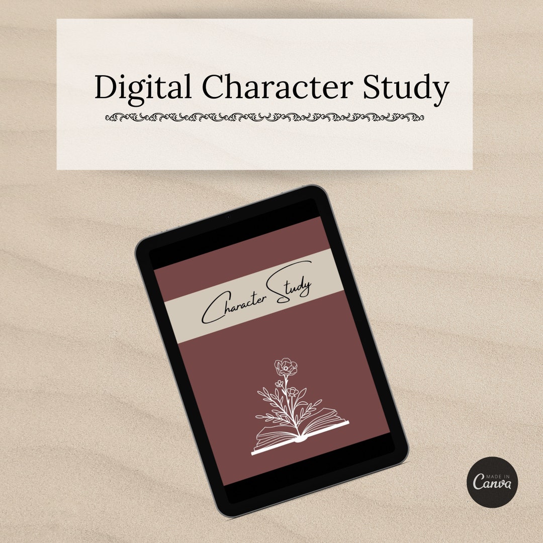 Digital Bible Character Study - Etsy