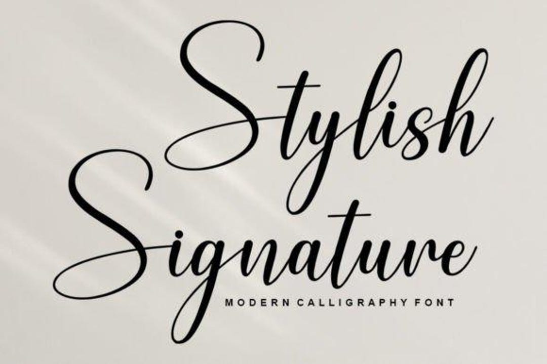 Stylish Signature Font for Cricut | Elegant Script Logo Font | Wedding ...