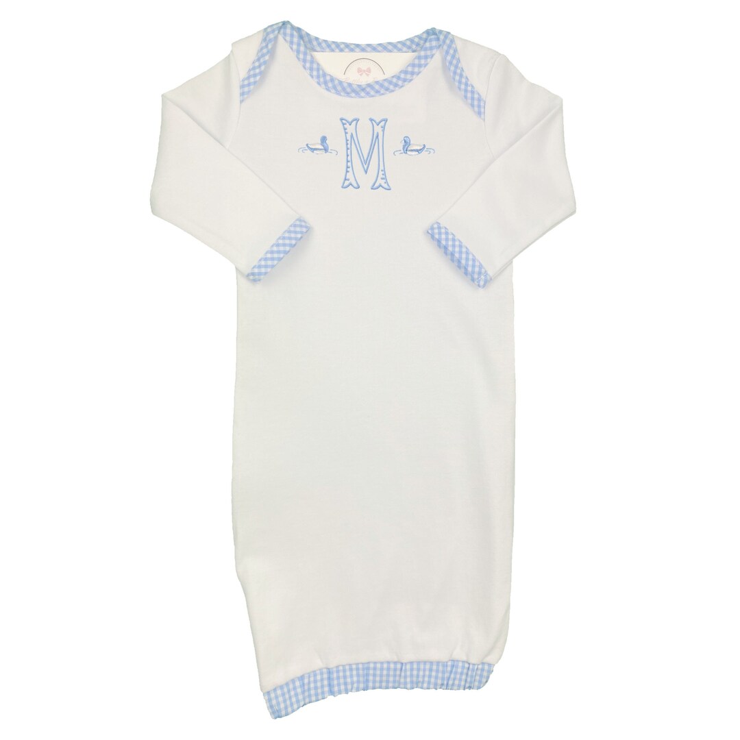 Multi Option Embroidered Baby Boy Gown (10 Design Options) - Etsy