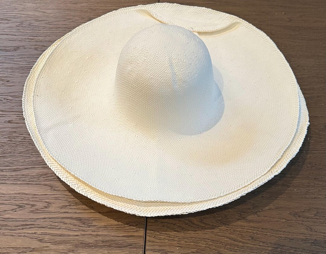 Millinery White Straw Hat Capelines (set of 3) - Etsy