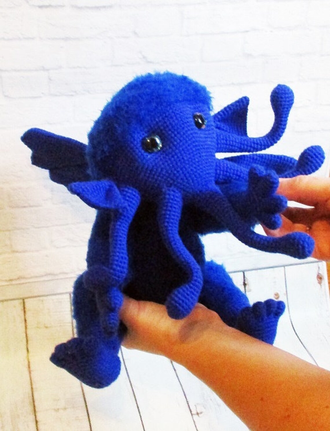 Soft Knitted toy Cthulhu Cthulhu Plush Toy Royal Purple | Etsy
