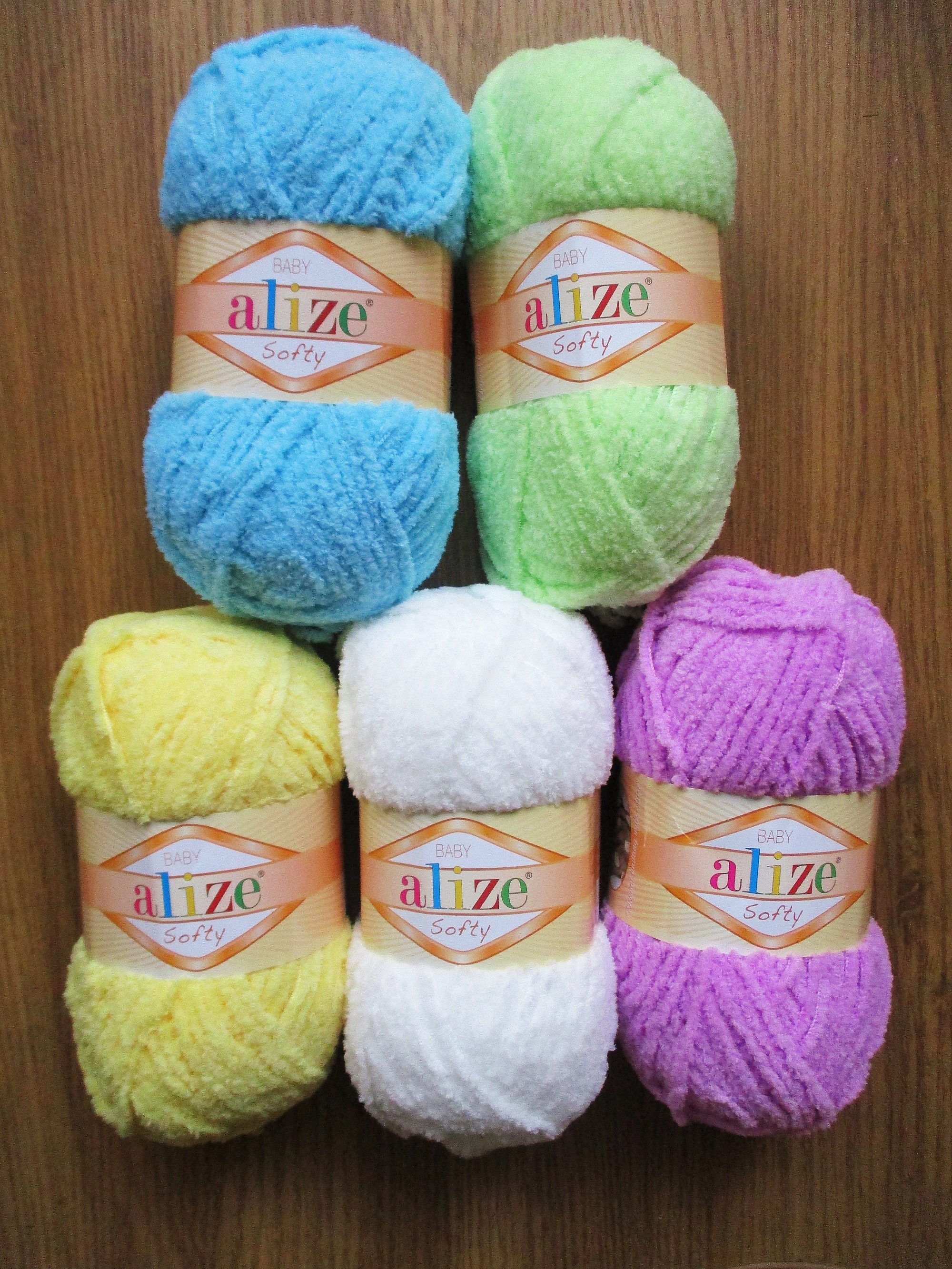 Alize yarn ALIZE SOFTY antibacterial micropolyester yarn | Etsy