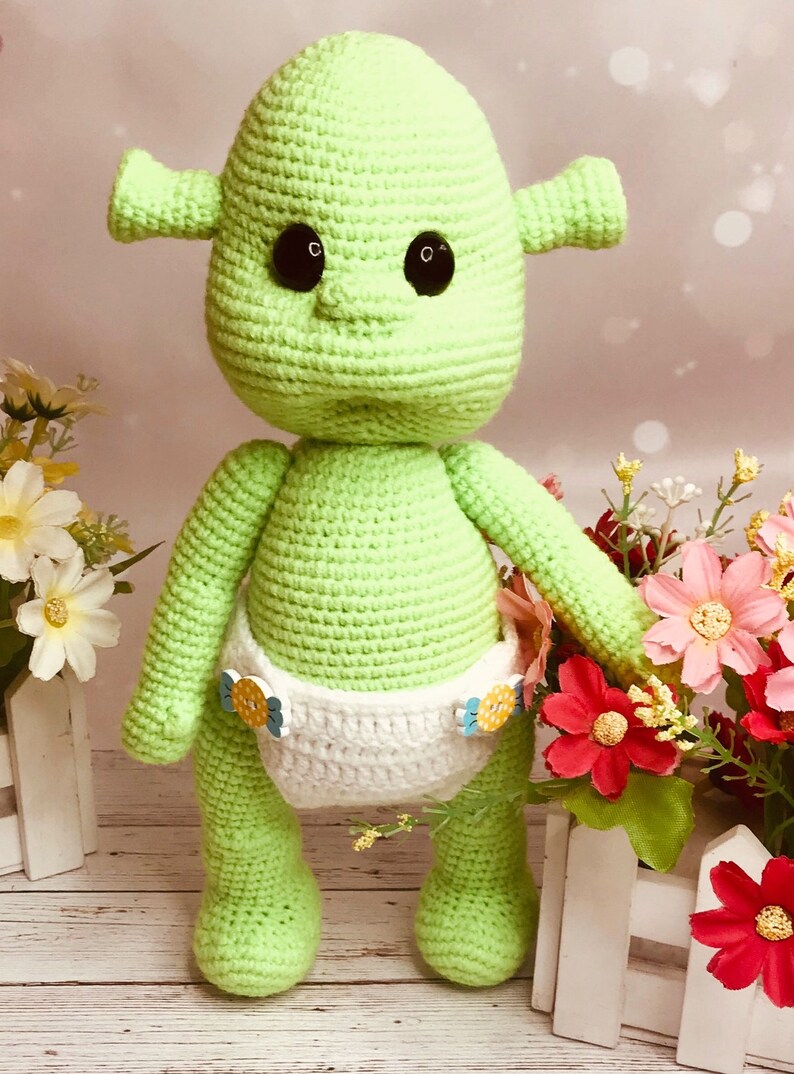 Baby shrek inspired by shrek/Fiona Doll/Stuffed Toy Doll/ | Etsy