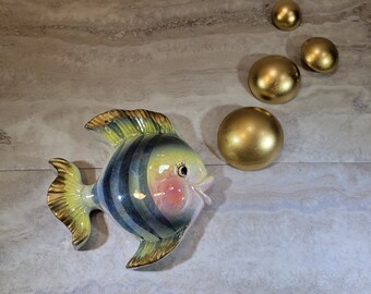 Ceramic Fish Wall Pocket - Etsy