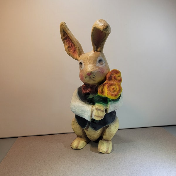 Paper Mache Bunny - Etsy