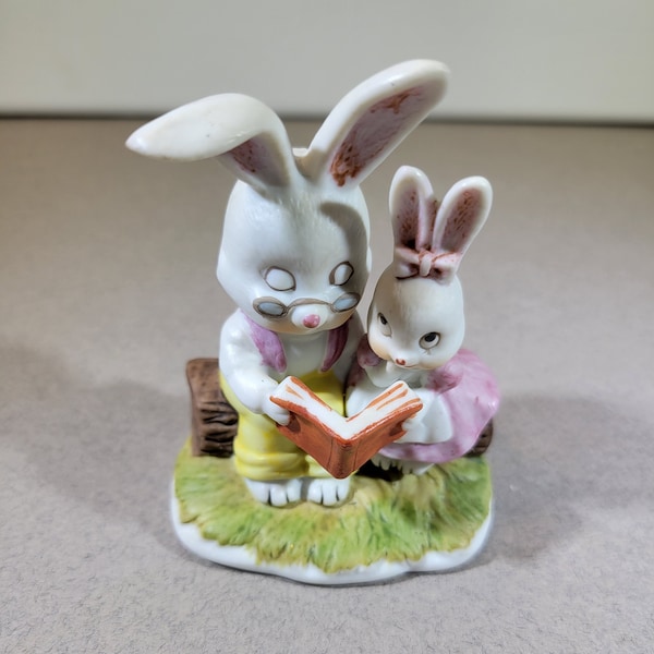 Lefton Rabbit Figurines - Etsy