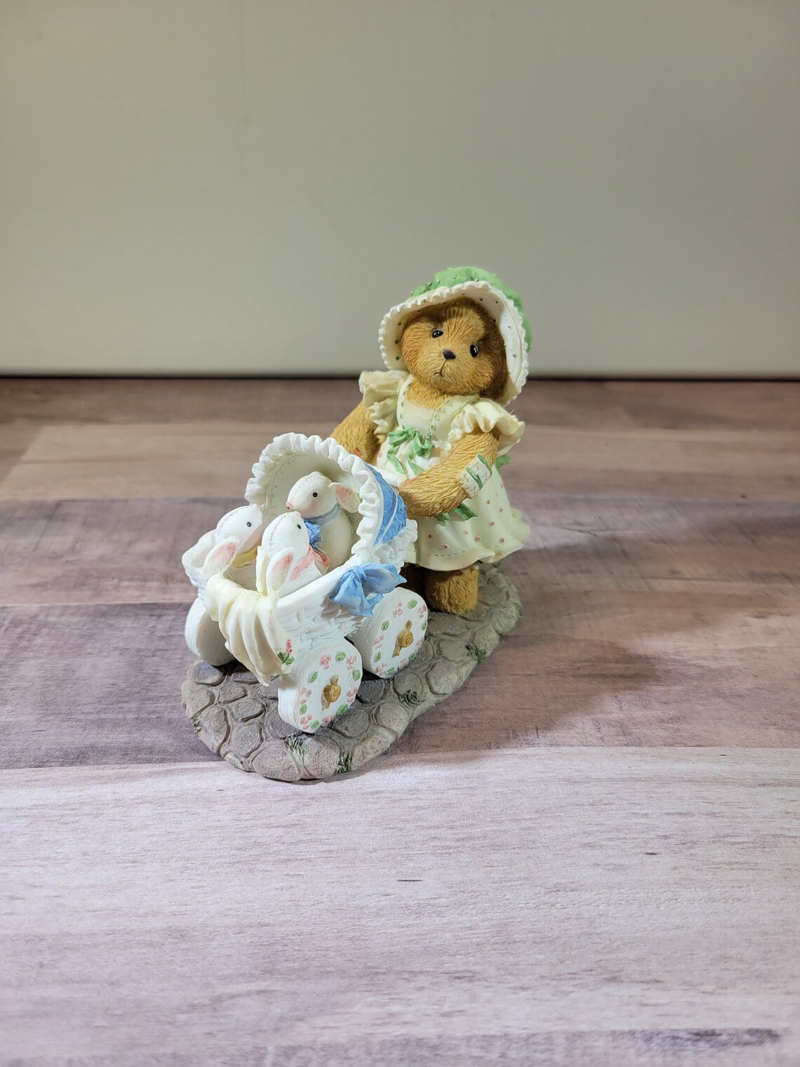 Jessica, a Mother Bear With Baby Rabbits in a Stroller, Vintage ...