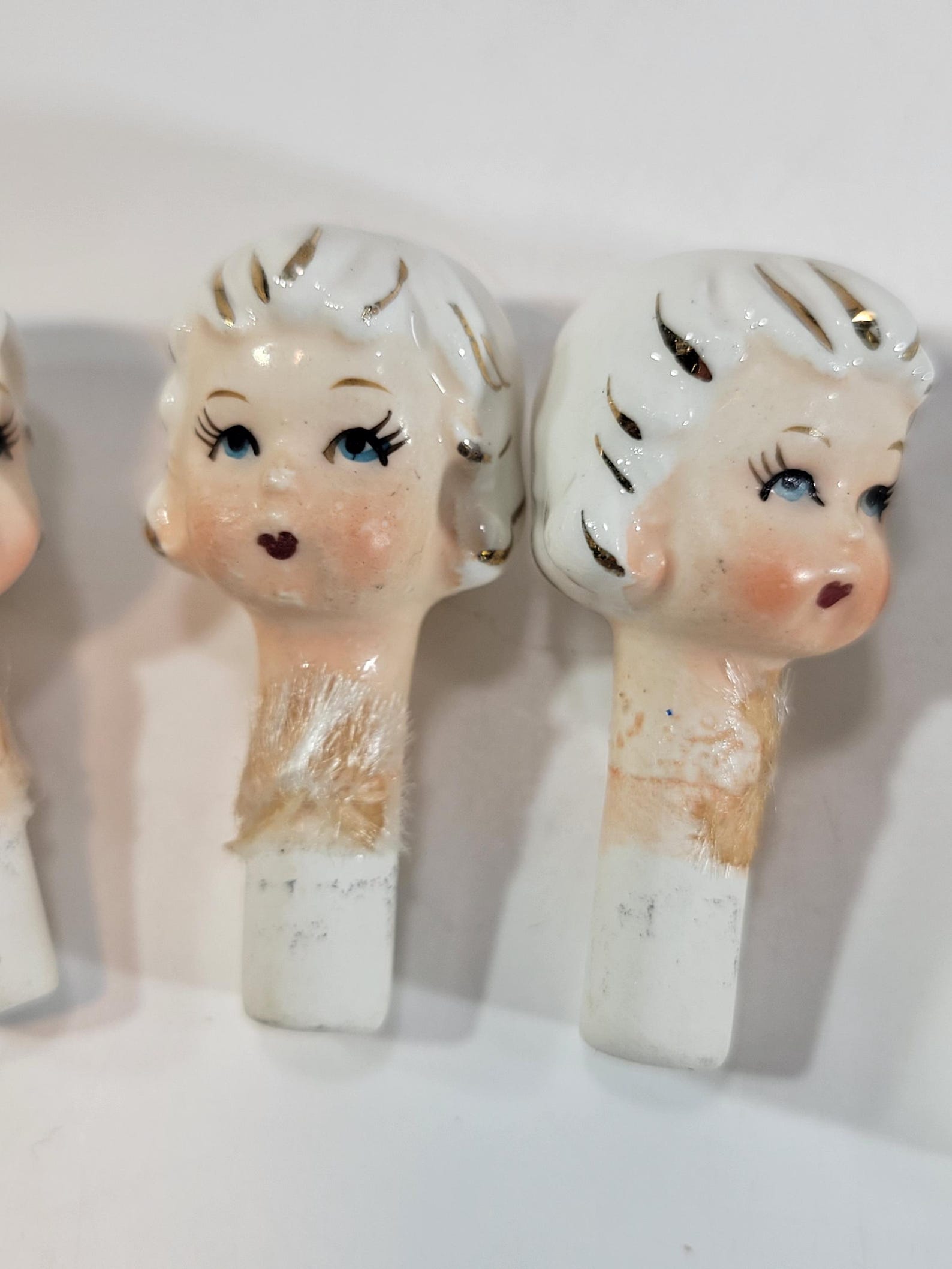 Holt Howard Vintage Ceramic Angel Heads, Celluloid Angel Heads ...
