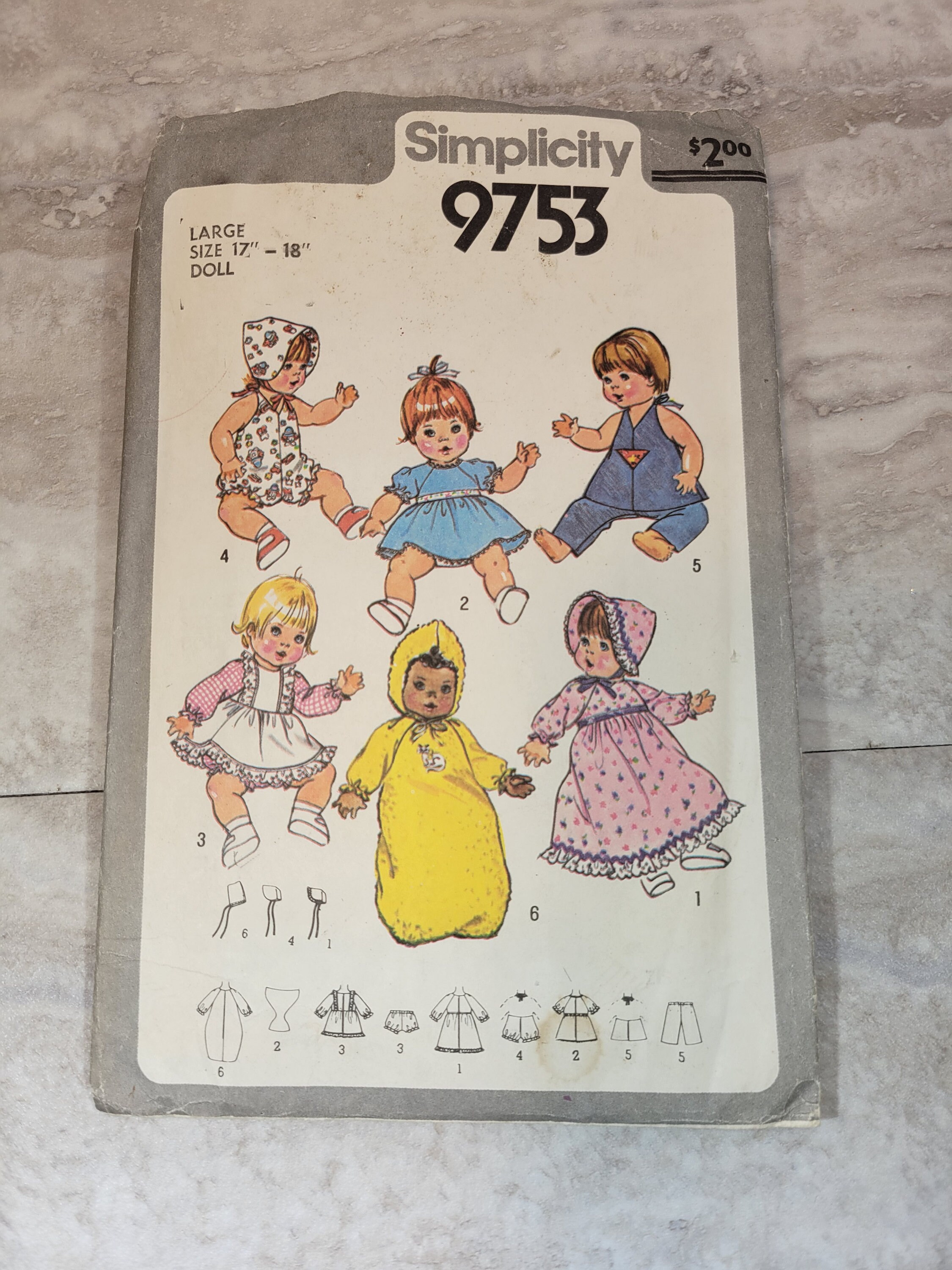 Simplicity Sewing Patterns for Baby Doll Clothes, 18