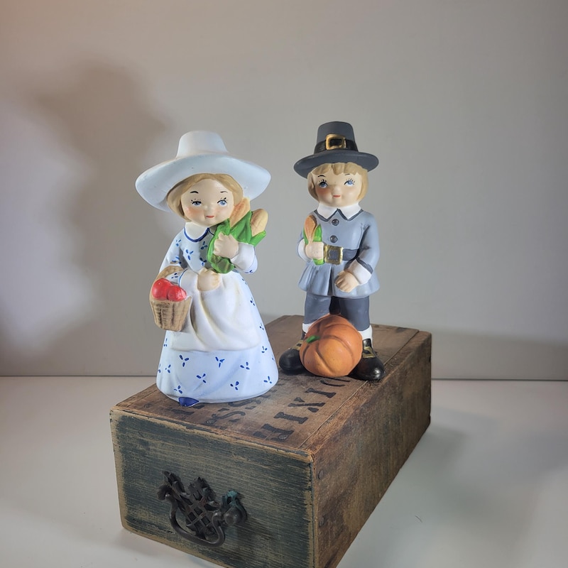 Pilgrim Figurine - Etsy