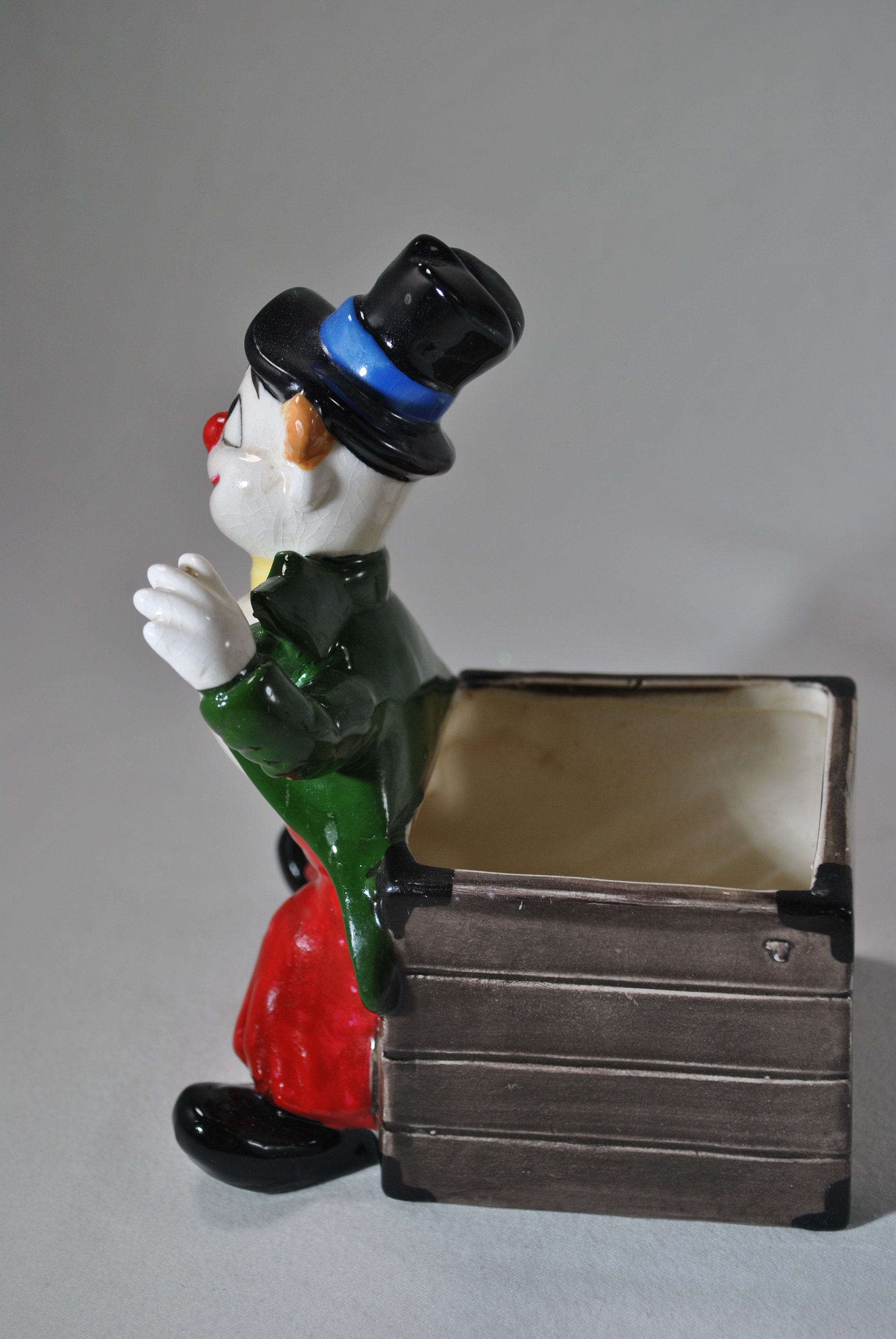 Vintage Ceramic Clown Planter Clown Vase Colorful Clown - Etsy