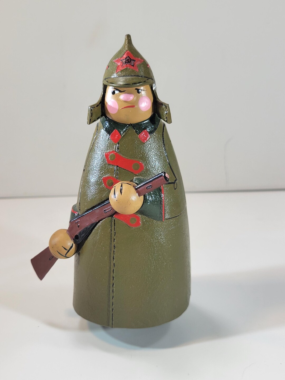 Russian Soviet Red Army Soldier Walking Toy, Budenovets Soldier With ...