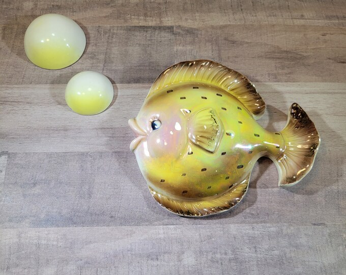 Cool Bradley Fish Wall Pocket With Bubbles, Fish Wall Décor, Ceramic ...