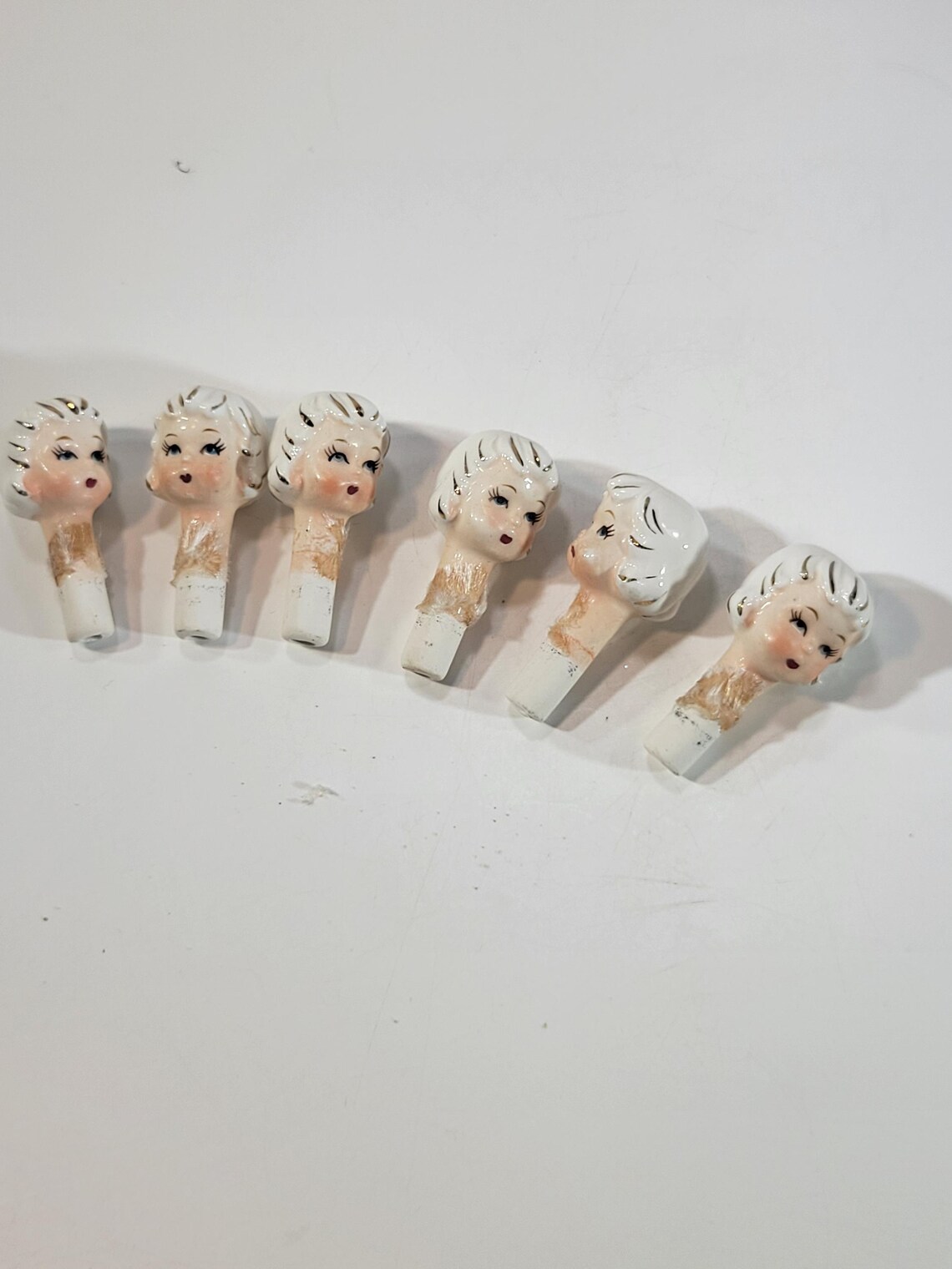 Holt Howard Vintage Ceramic Angel Heads, Celluloid Angel Heads ...