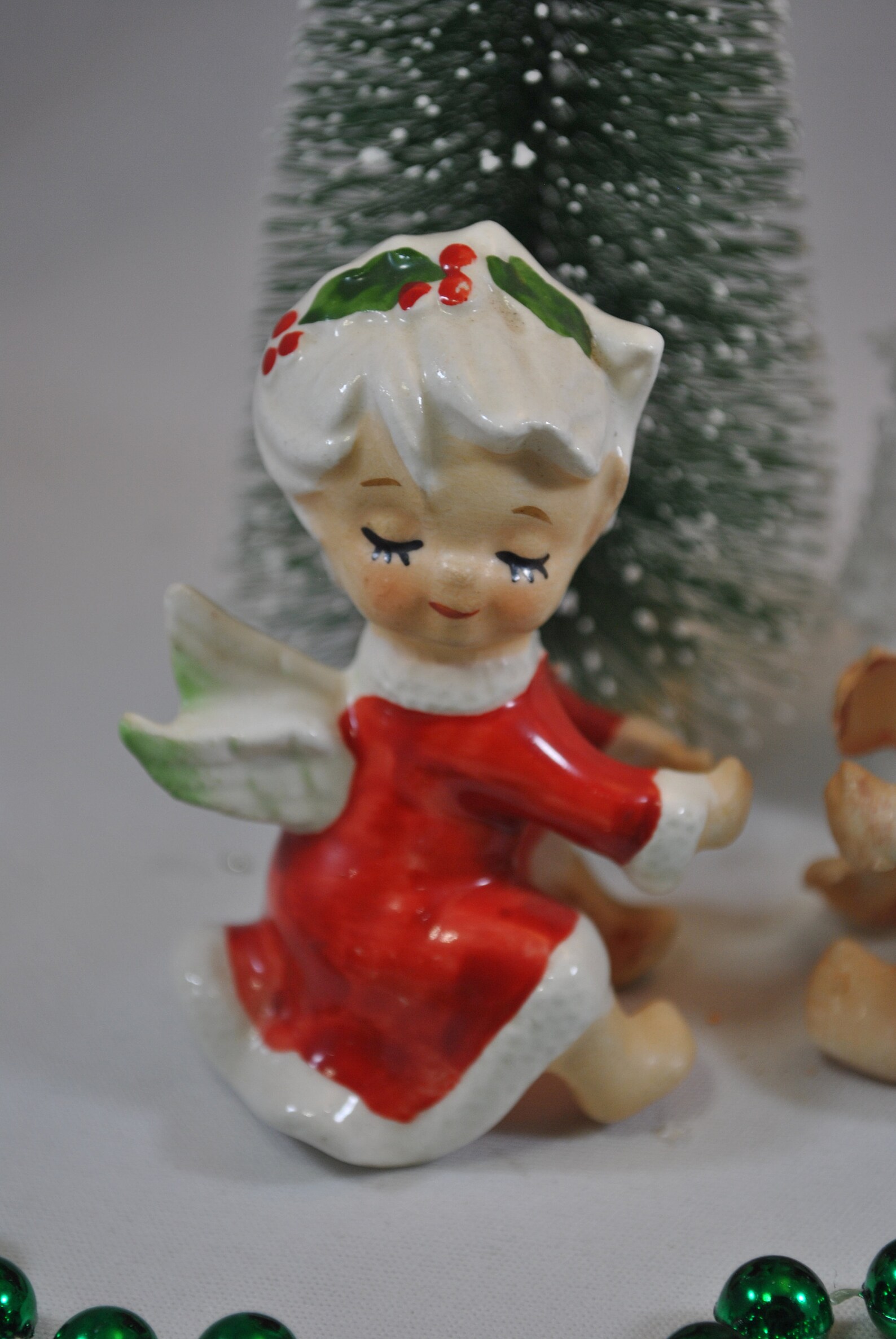 Lefton Candle Huggers Angel Figurines Japanese Porcelain - Etsy