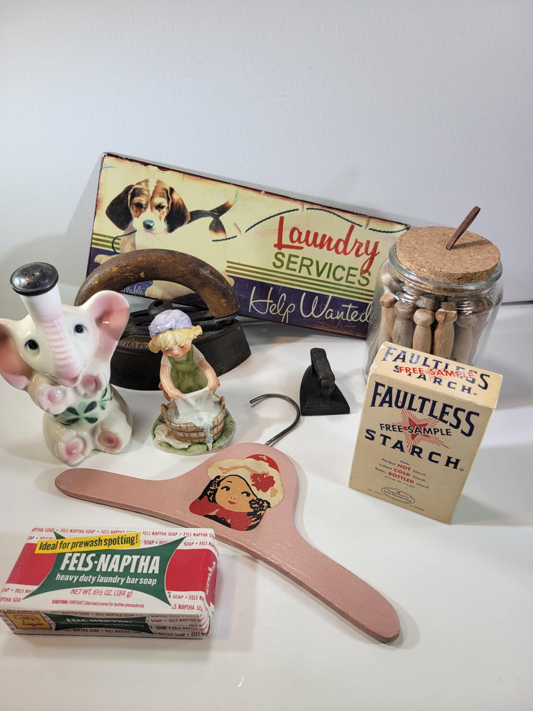 Choice of Assorted Vintage Laundry Room Decor Items #8, Cleaner ...