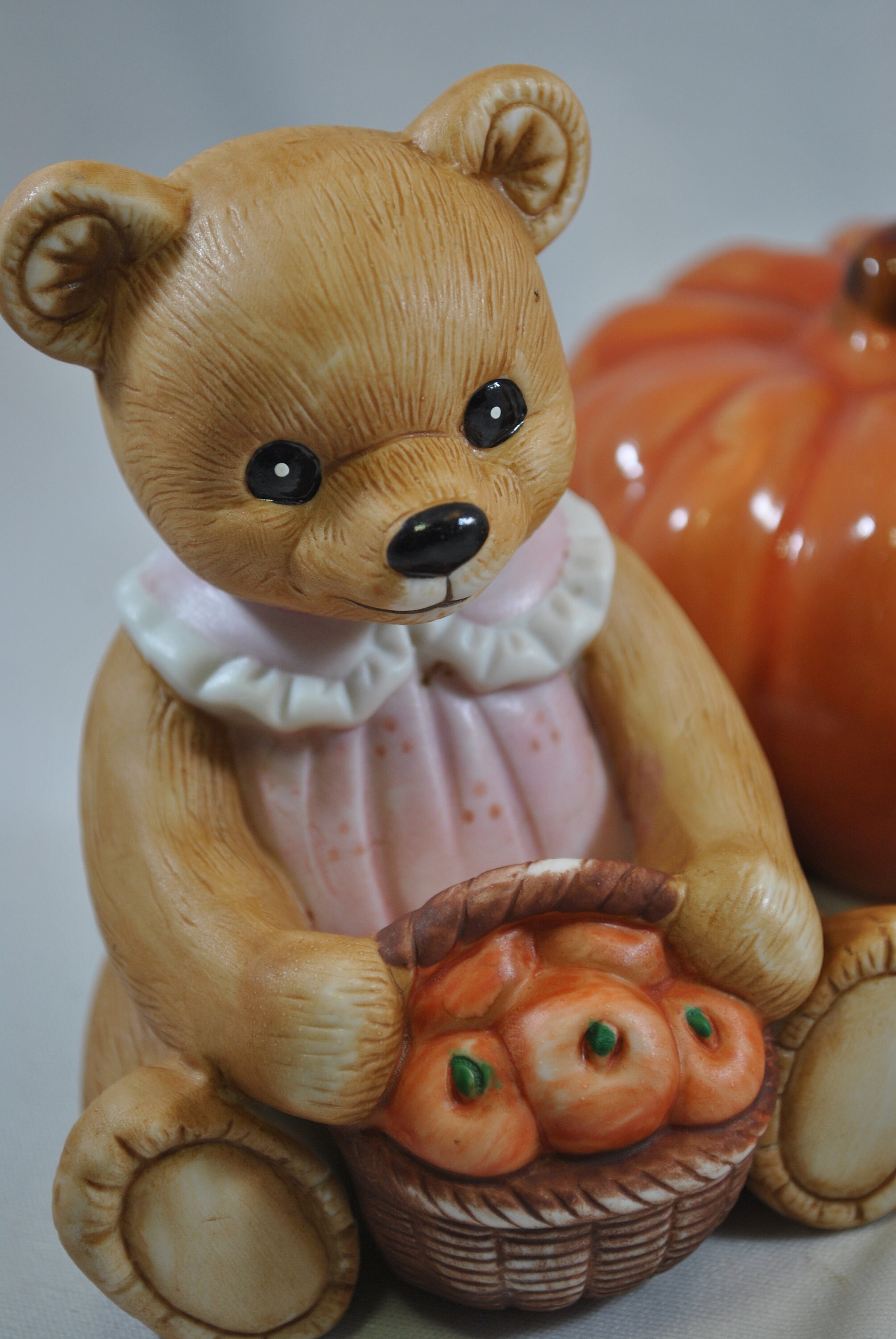 Vintage Homco Autumn bears figurines Japanese porcelain | Etsy